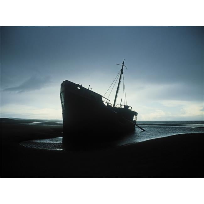 Shipwreck At Baltray Beach Co Louth Ireland Poster Print by The Irish ...