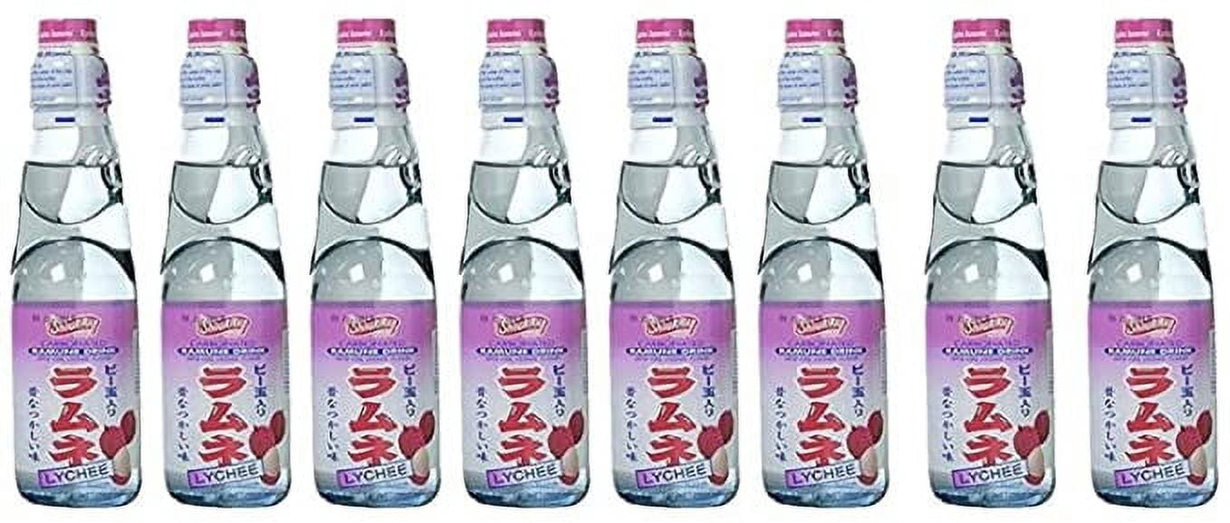 Shirakiku RAMUNE Japanese Soft Drink, 8 Bottles, 6.76 Fl Oz Each ...
