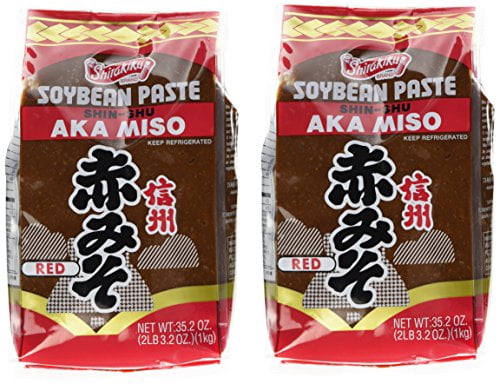 Shirakiku Soybean Paste Shin-Su AKA Miso 35.2 Oz (2LB 3.2 Oz) (1 Kg ...