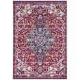 Shiraz Endo Raspberry/Ivory Rug, Multiple Sizes - Walmart.com