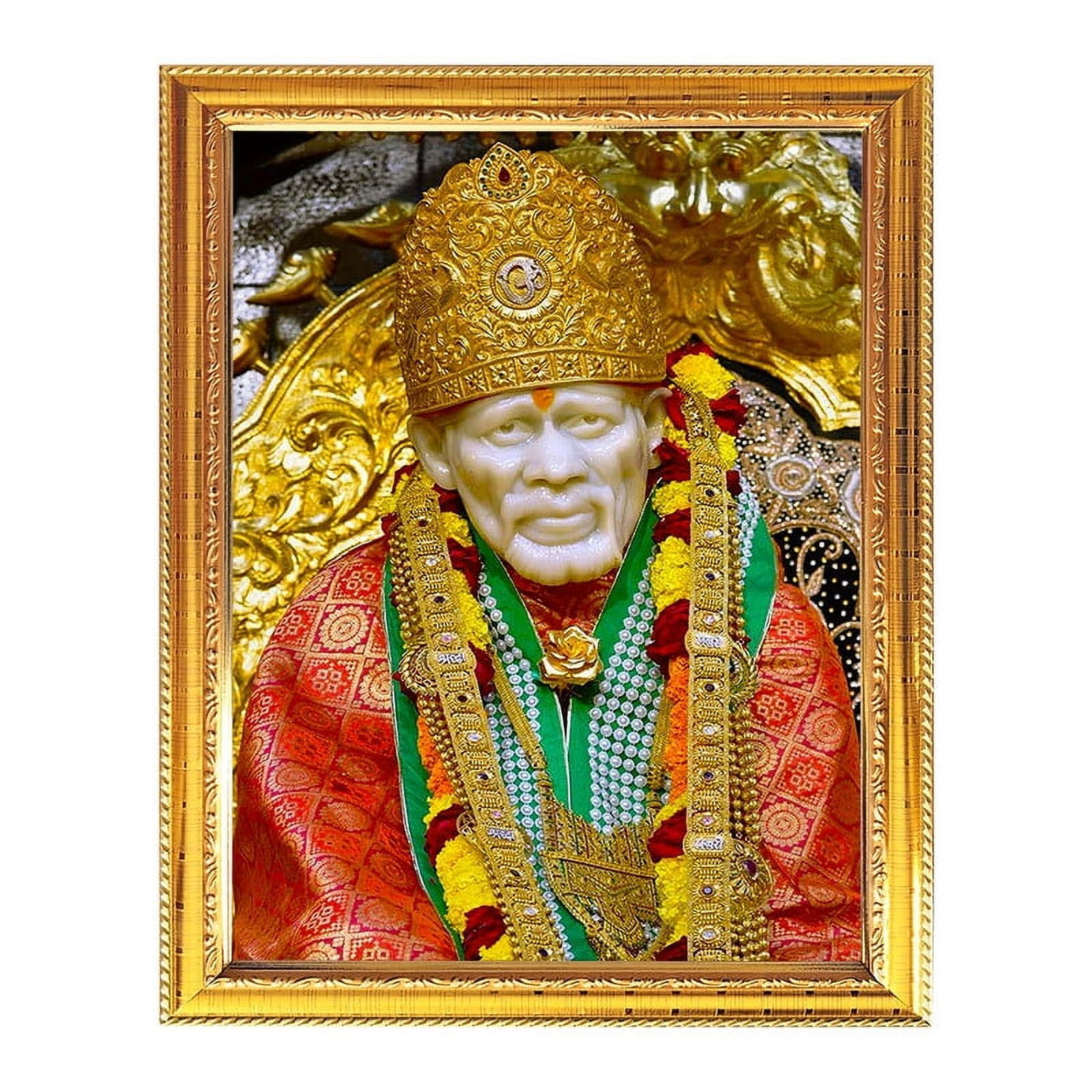 Shirdi Sai Baba God Photo Frames Religious Hindu Temple Office ...