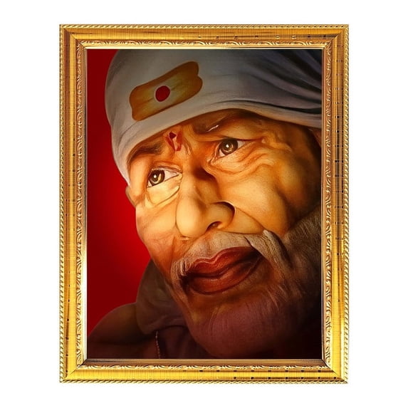 Shirdi Sai Baba God Photo Frames Religious Hindu Temple Office Wall ...