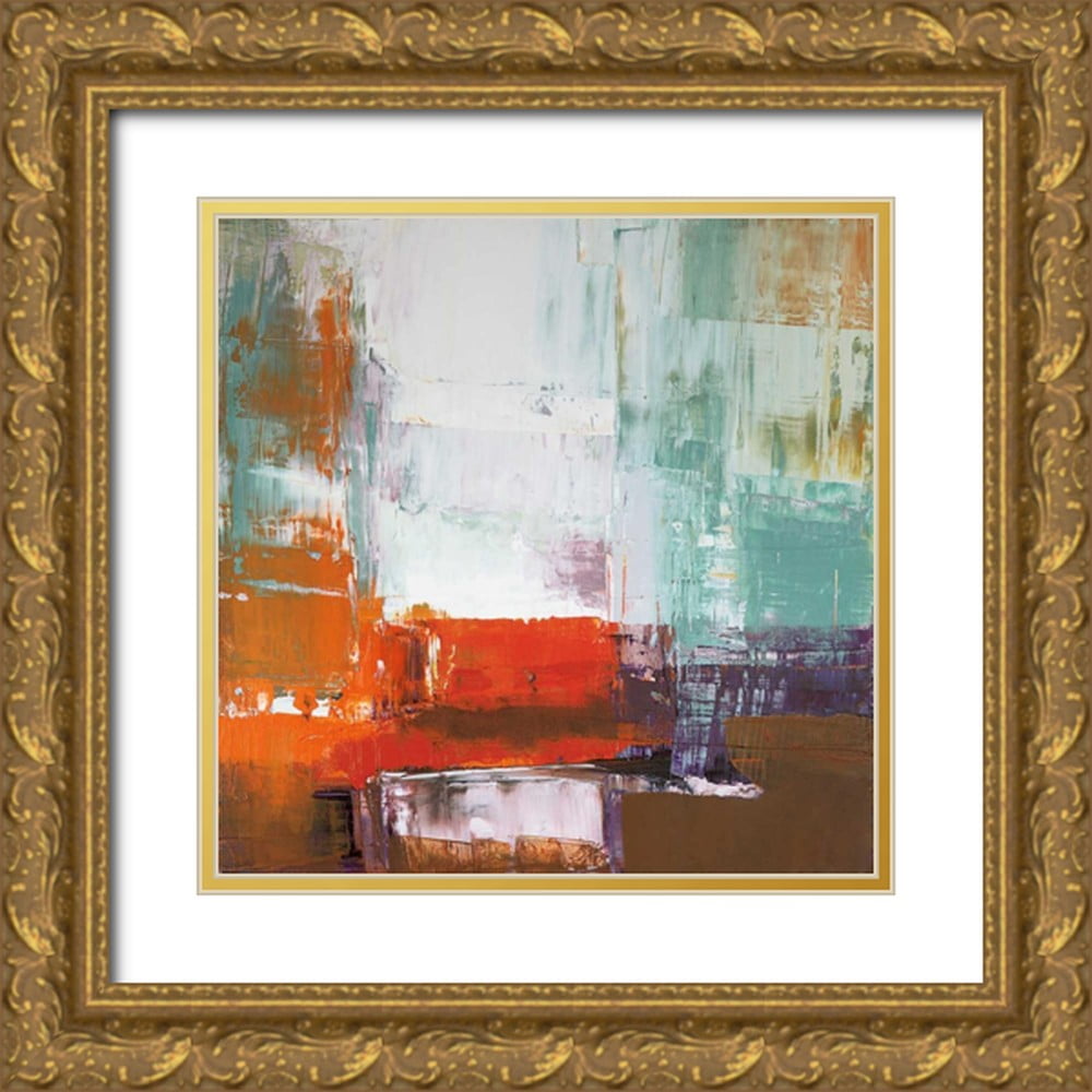 Shire, Martin 20x20 Gold Ornate Wood Framed with Double Matting Museum ...