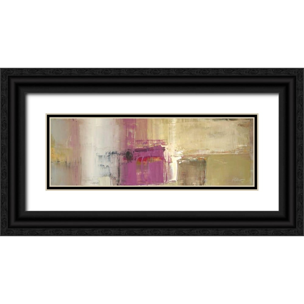 Shire, Martin 24x11 Black Ornate Wood Framed with Double Matting Museum ...