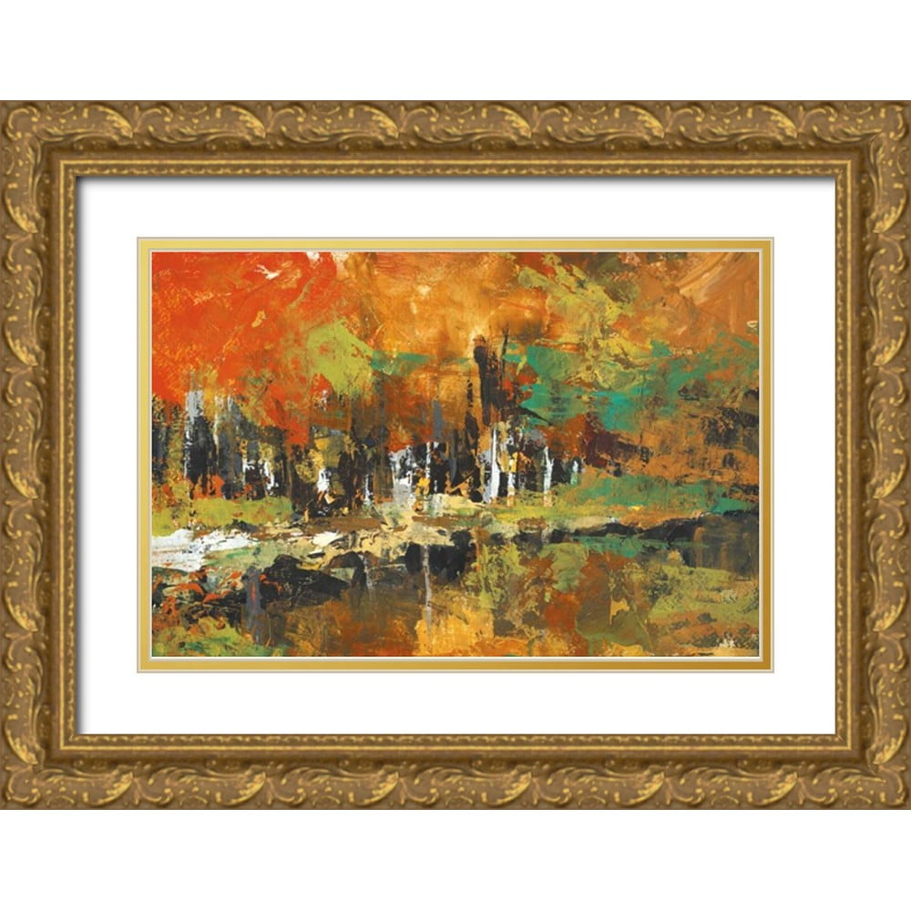 Shire, Martin 24x17 Gold Ornate Wood Framed with Double Matting Museum ...