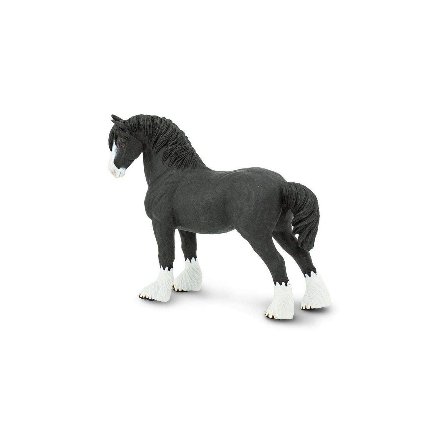 Safari Ltd. Shire Stallion Figurine - Lifelike 5" Horse Figure ...