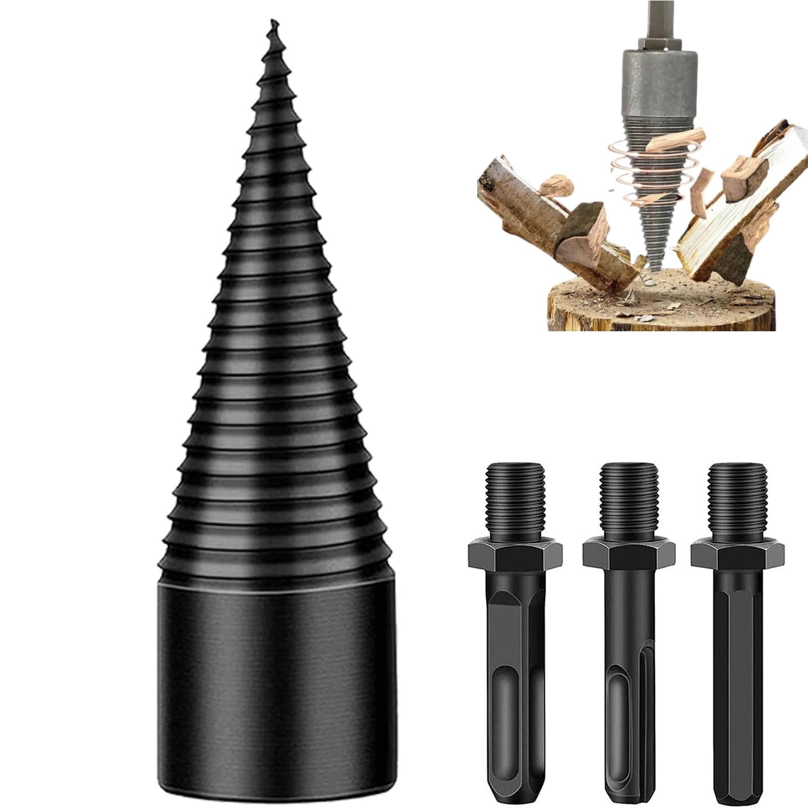 Shirem Easysplit Drill Bit, Fanyil Easysplit Drill Bit, Wood Splitter ...
