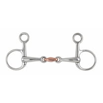 Shires Equestrian Sweet Iron Copper Roller Snaffle Bit #509 5 ...