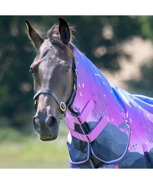 Shires Tempest Original Lite Neck Cover- Amethyst- Medium - Walmart.com