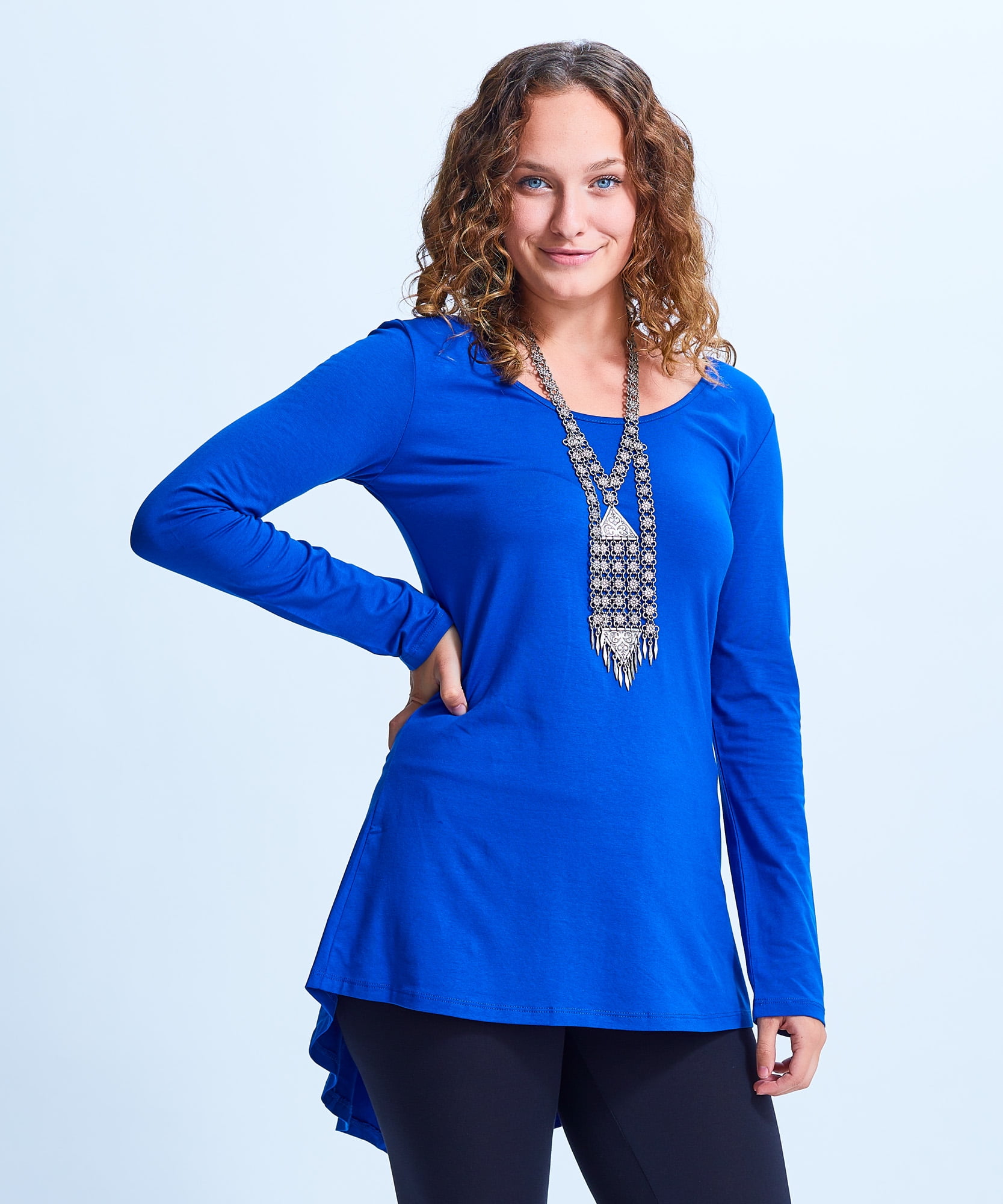 Shirin Zip Back Top with Trunk - Walmart.com
