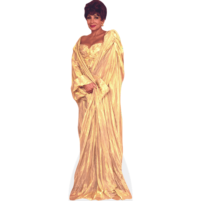 Shirley Bassey Gold Dress Mini Cardboard Cutout Standee