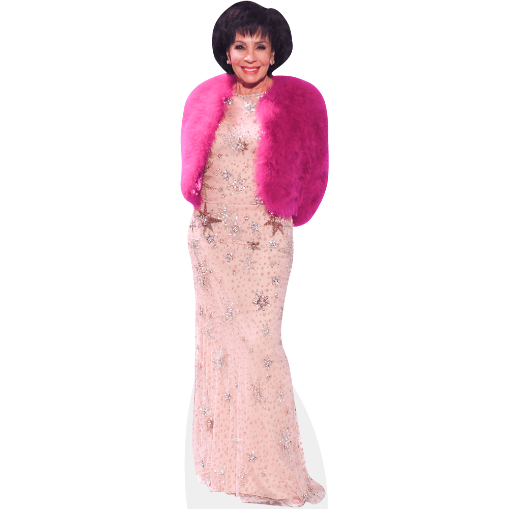 Shirley Bassey Pink Dress Lifesize Cardboard Cutout Standee