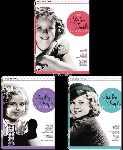 Pre-Owned Shirley Temple Collection Volumes One, Two & Three Bundle Set ...