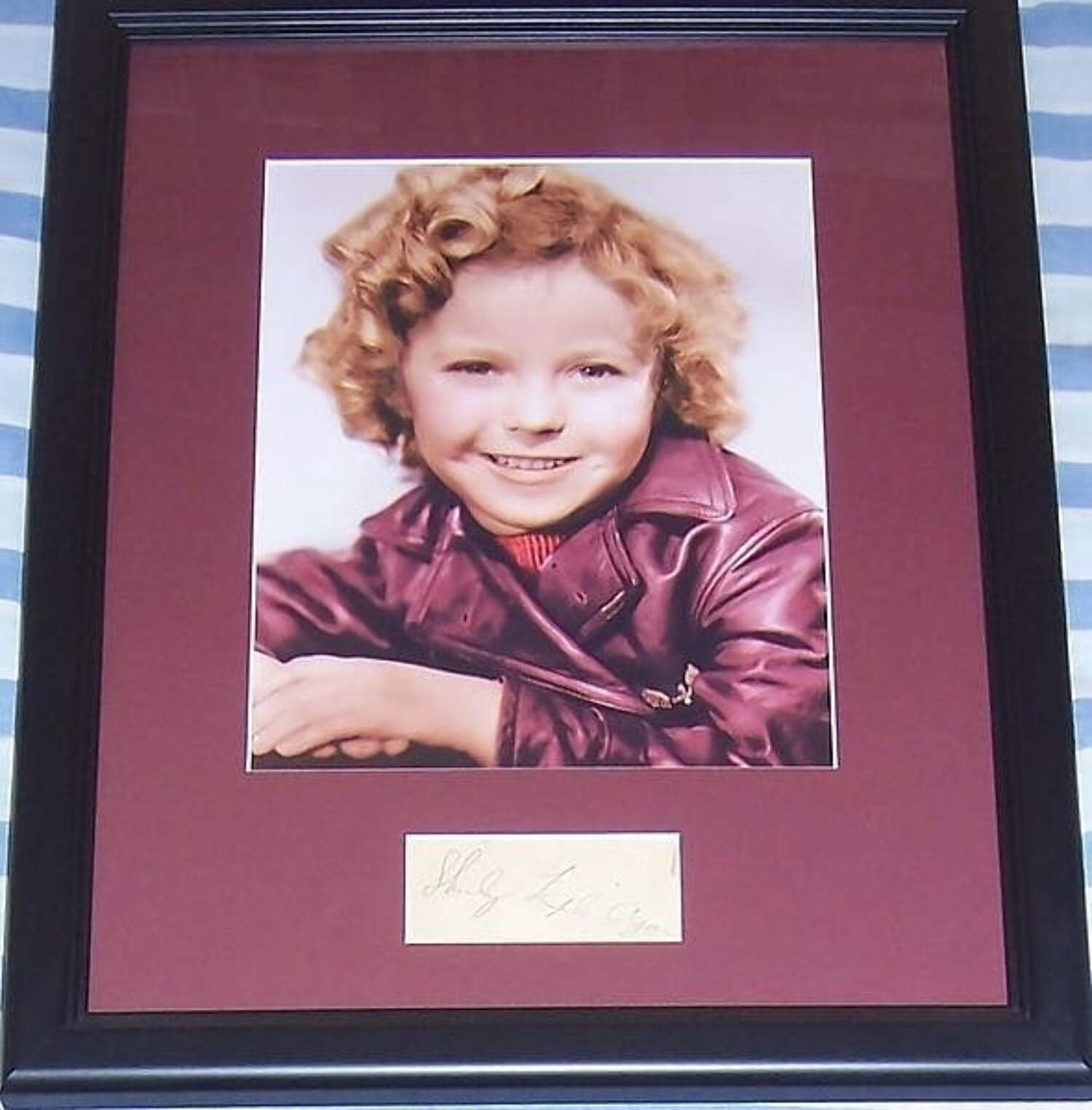 Shirley Temple autograph framed with vintage 8x10 photo JSA - Walmart.com