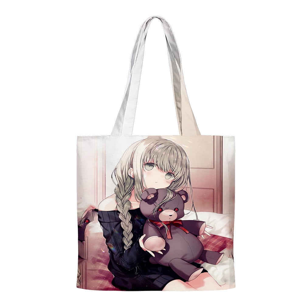 Shiro Seijo to Kuro Bokushi Merch 3D Print Shoulder Bags New Fashion Pocket Tote Casual High ...