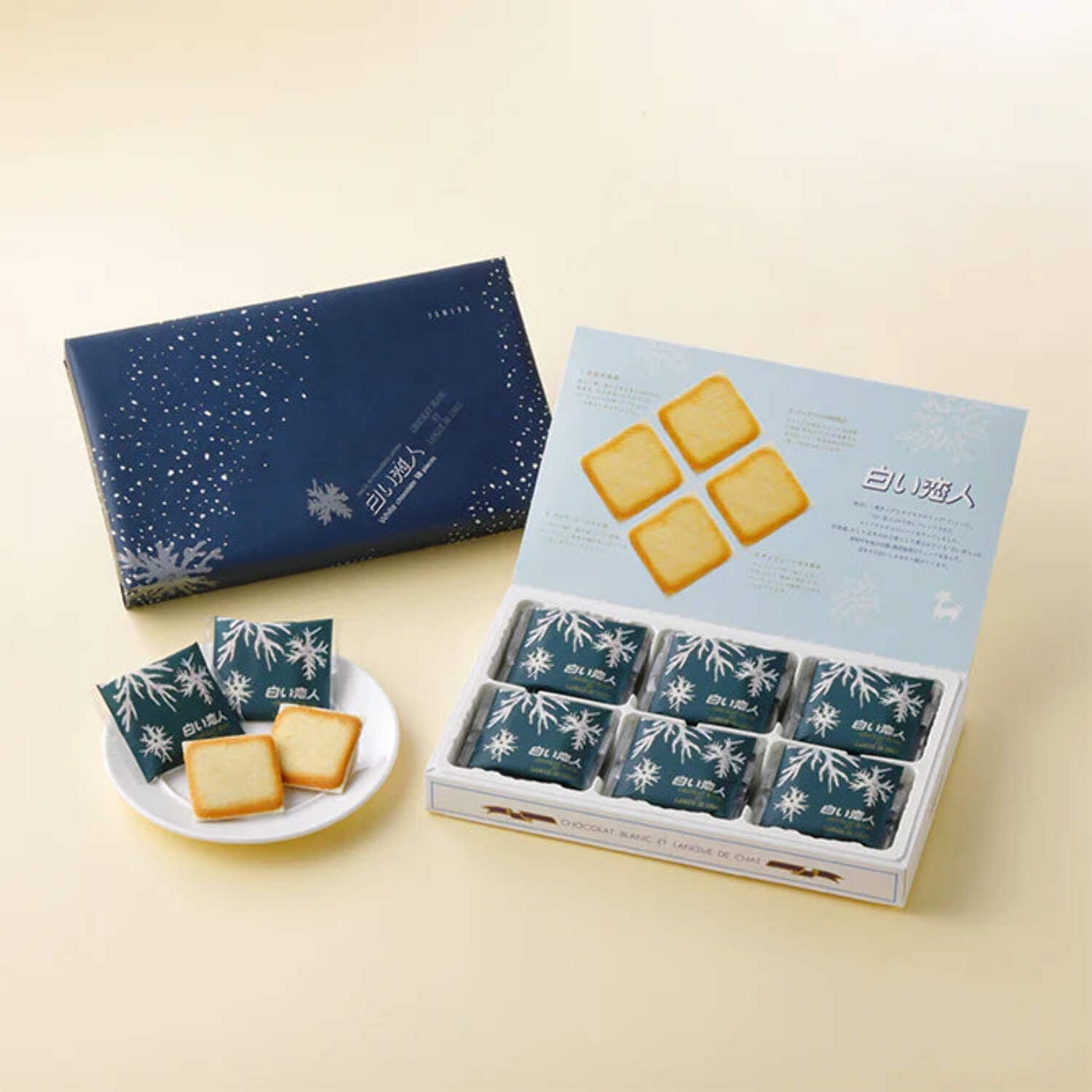 Shiroi Koibito White Lovers Sweets 18 packs White Chocolate Biscuit ...