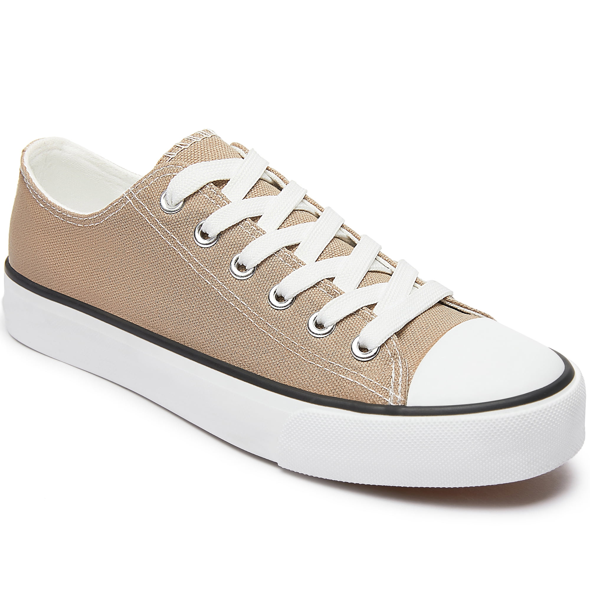 Shirry Women's Classic Canvas Low Top Sneakers, Fashion Walking Shoes ...