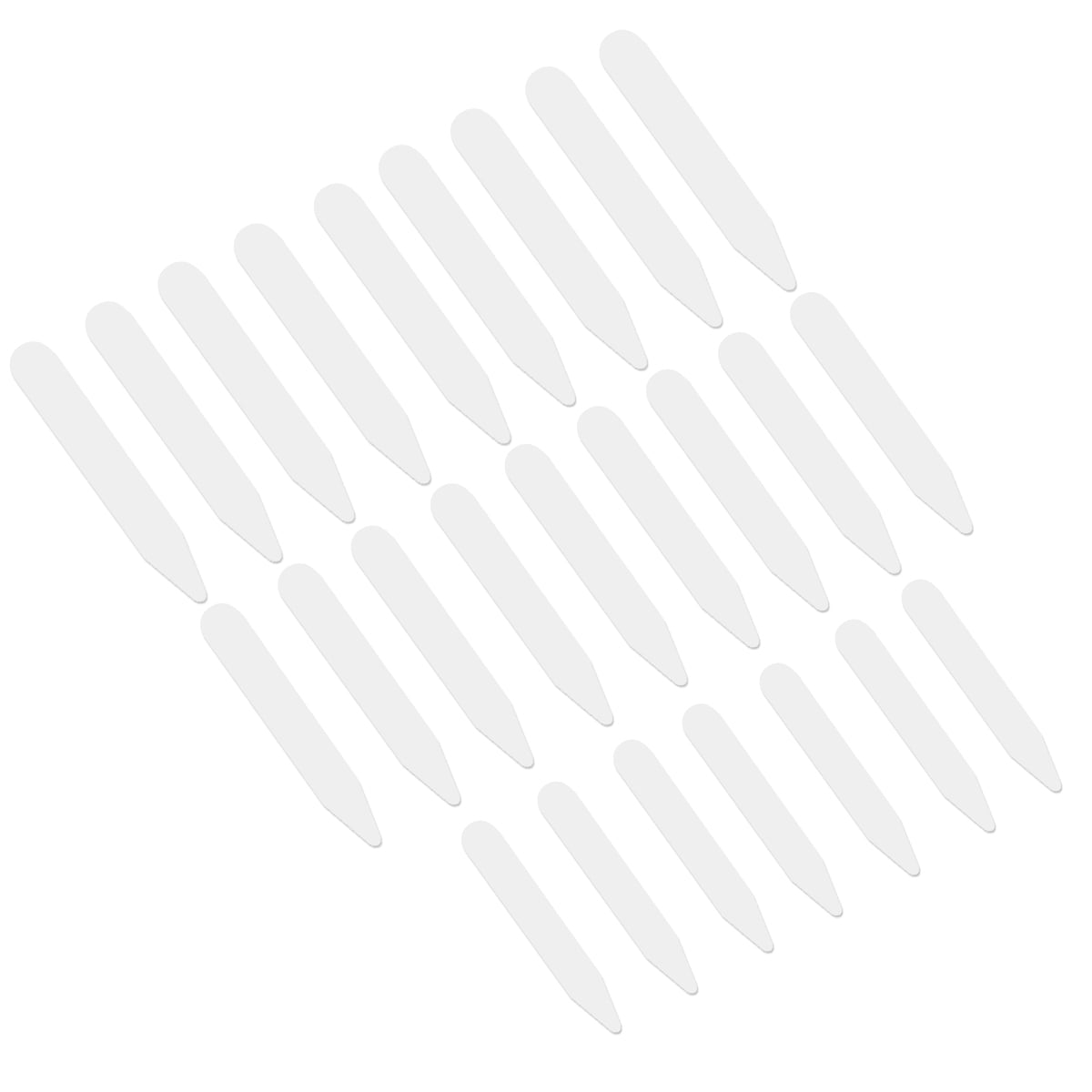 Shirt Collar Bone White Stay Reinforcement Formal Wear Men's - Walmart.com