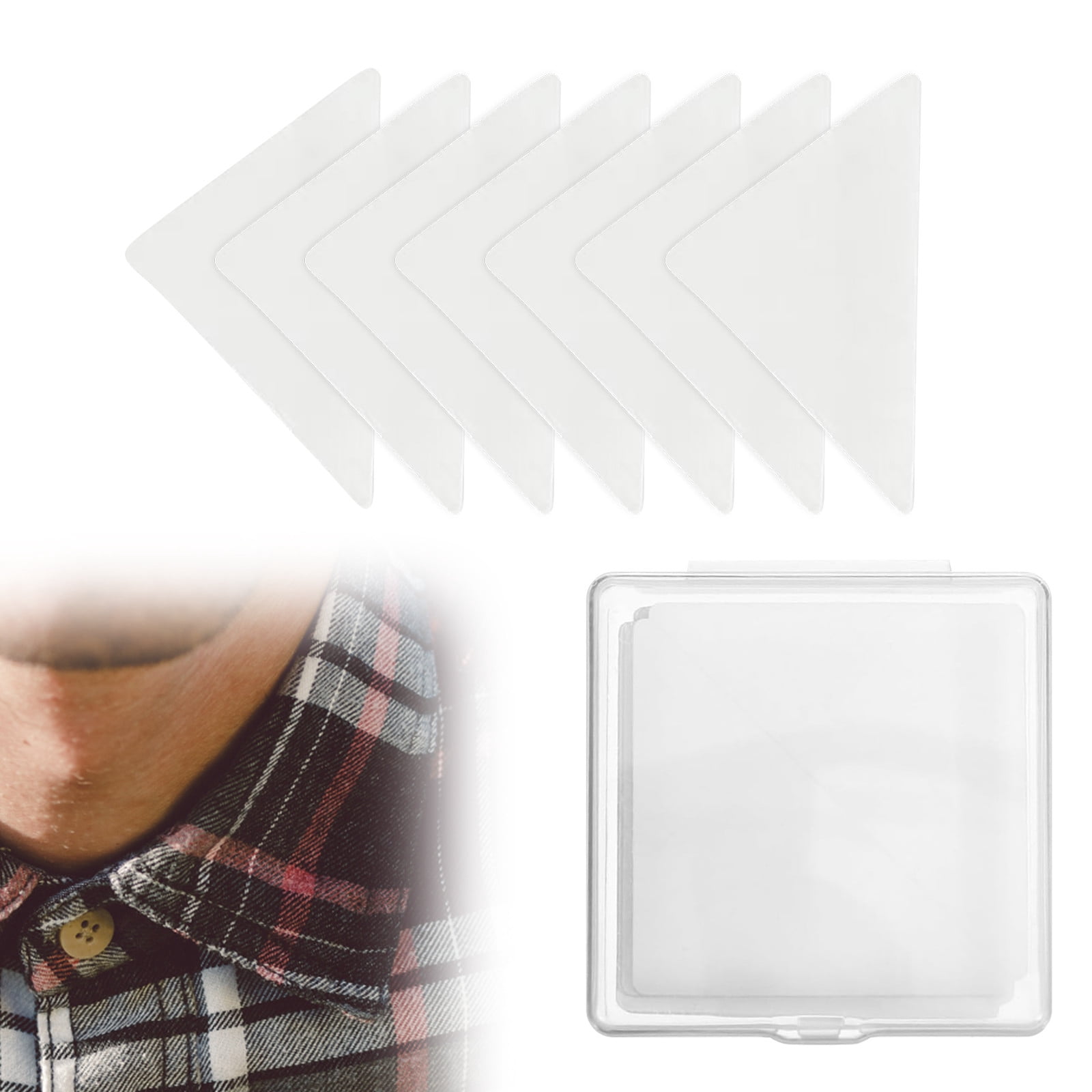 Shirt Collar Support Stays Roll Stickers for Dress Shirts Men's Formal ...
