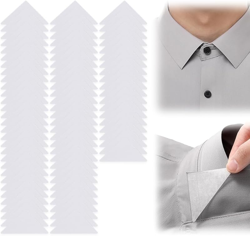 Shirt Collar Triangle Patch, Collar Stays for Men's Dress Shirts Collar ...
