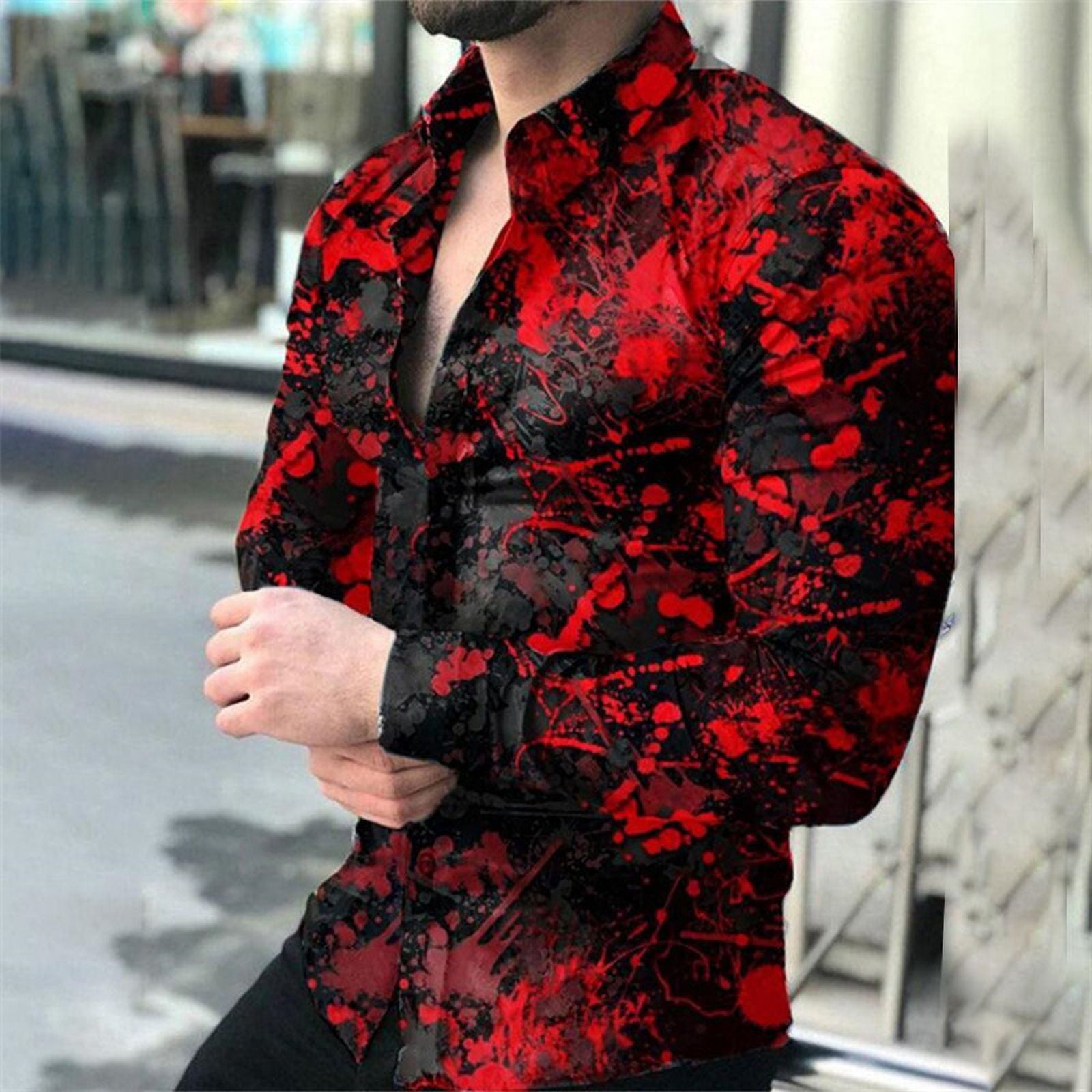 Shirt Creative Graphic Men Tops Casual Outdoor Party Spring Summer ...