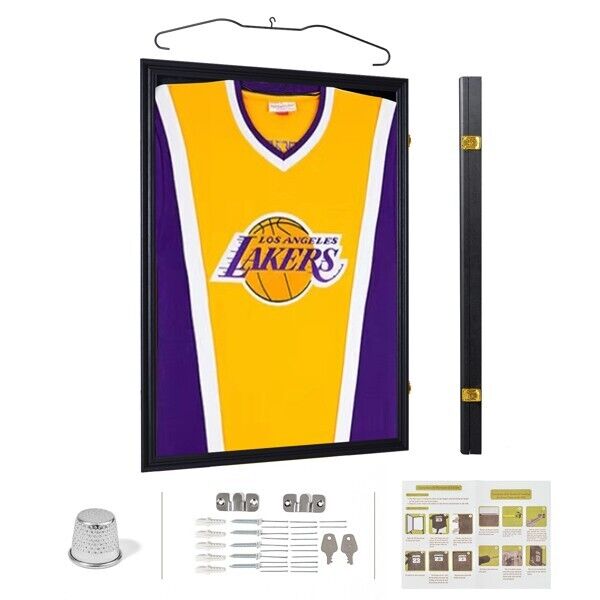 Shirt Display Frame With UV Resistant Acrylic and Hanger, Wall Mounted ...