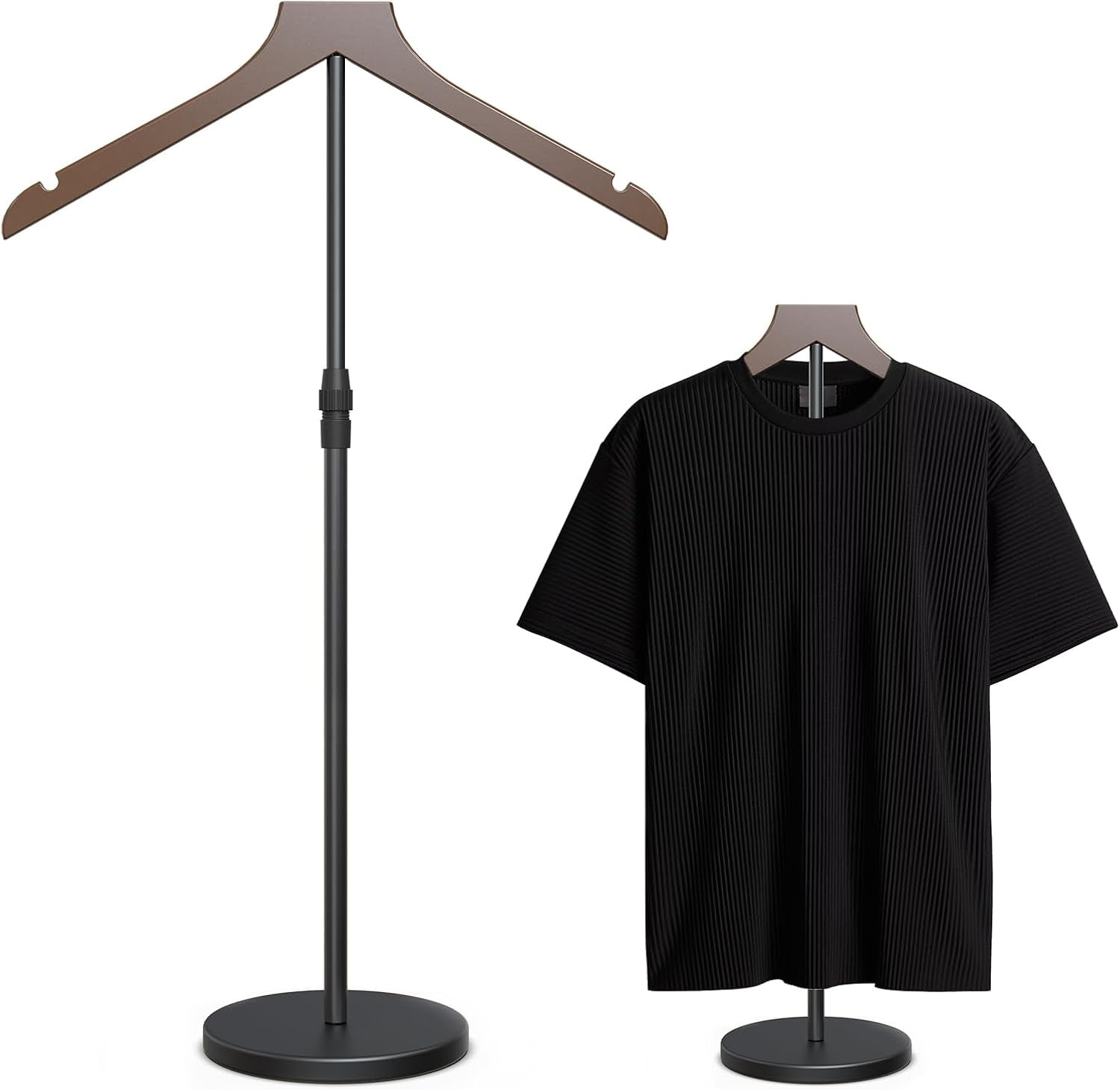 Shirt Display Stand, 18-34 Inch Height Adjustable Mannequin Torso Stand ...