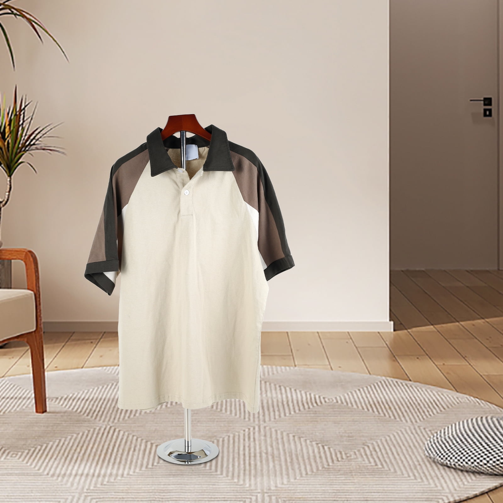 Shirt Display Stand Height Adjustable T Shirt Display Metal Clothing ...