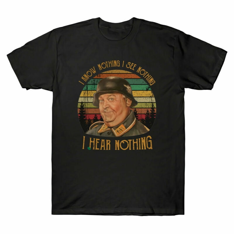 Shirt I Know Nothing Nothing I T Schultz See Men Sergeant Nothing I ...