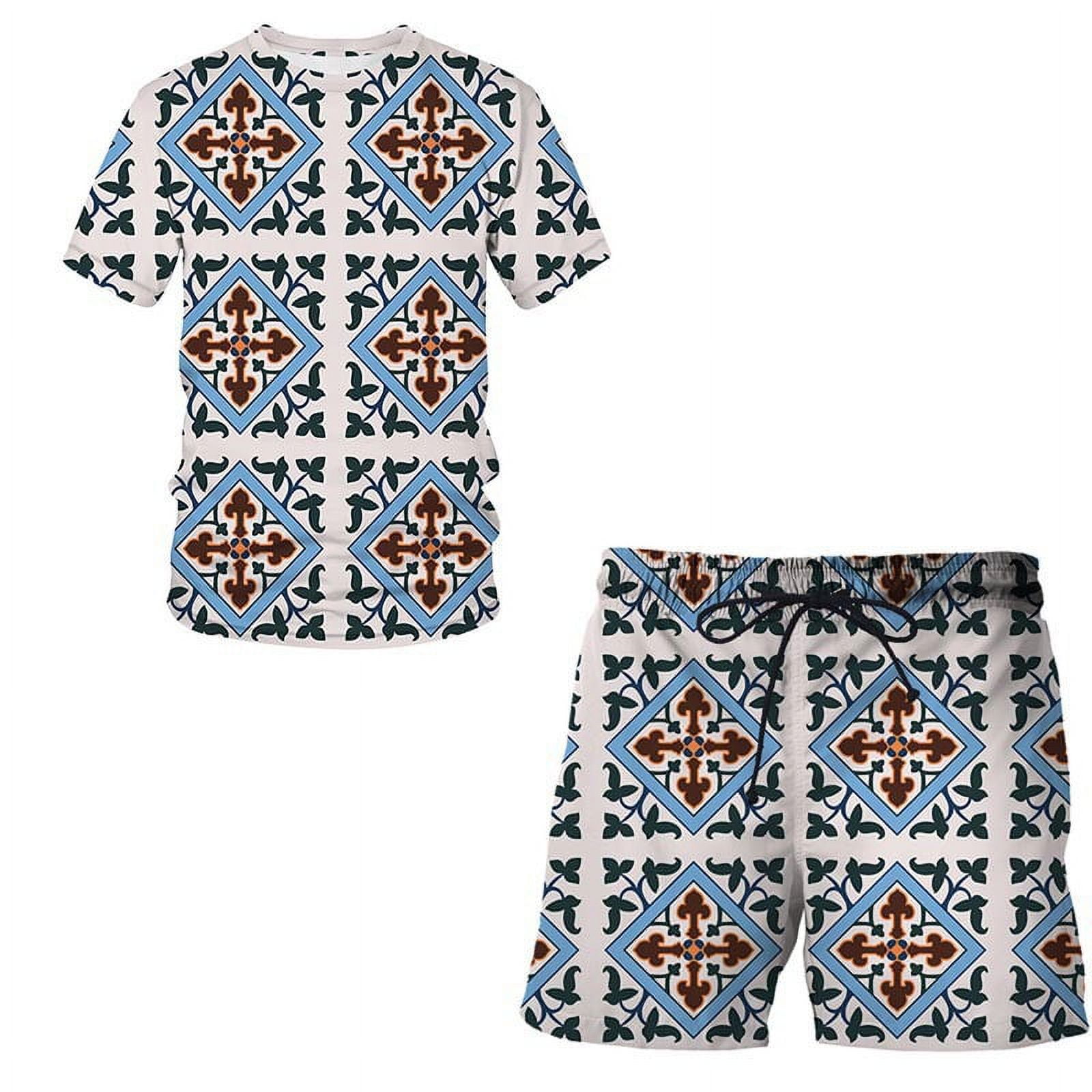 Shirt and Shorts Sets Casual Popular 3D Digital Printing T Shirts and ...