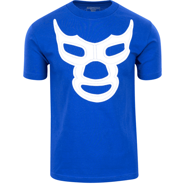 ShirtBANC Blue Demon Mens Luchador Mask Embrace Lucha Libre Wrestling ...