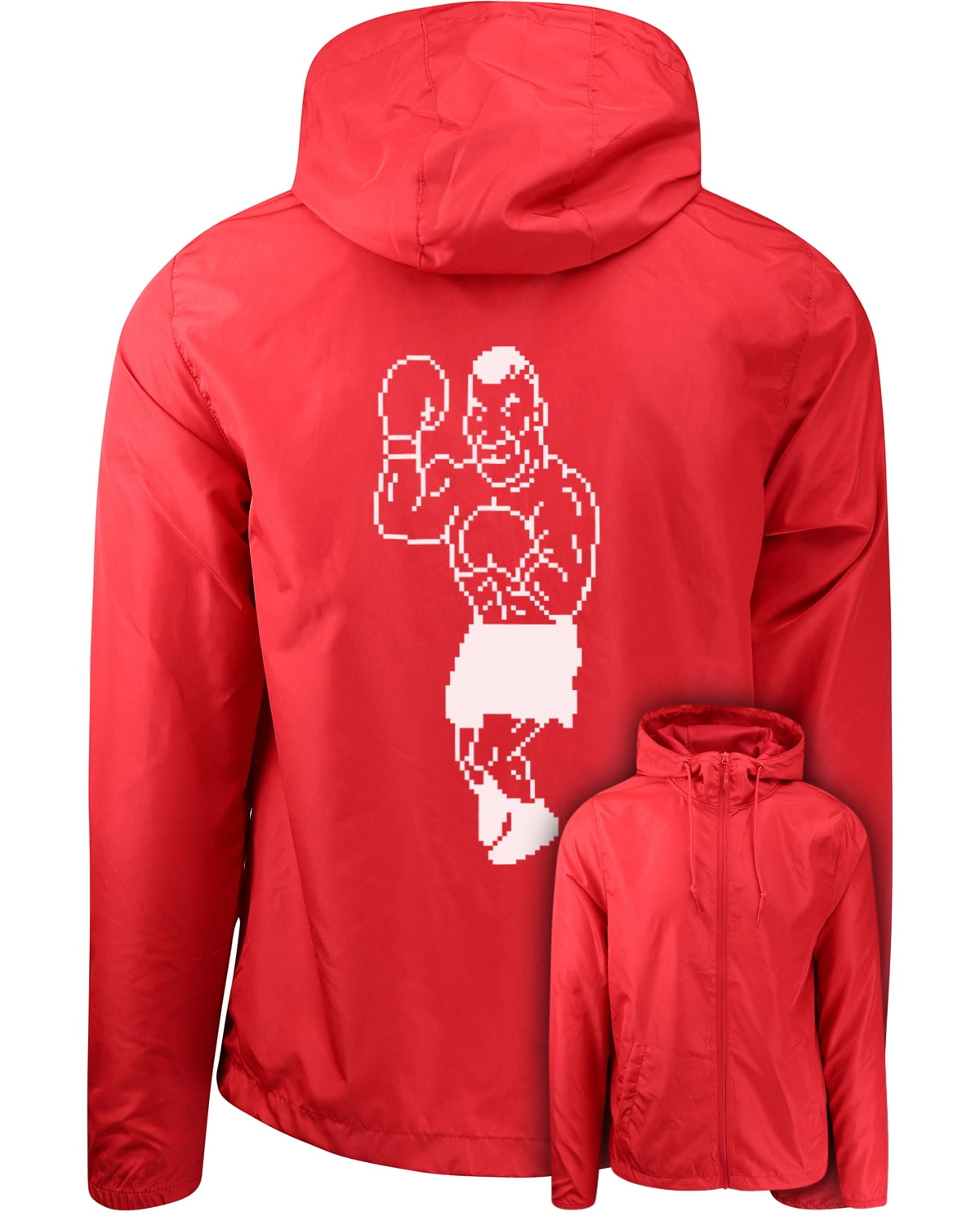 ShirtBANC Boxer Iron Mike Mens Windbreaker Boxing Punch Ts Gamer Jacket ...