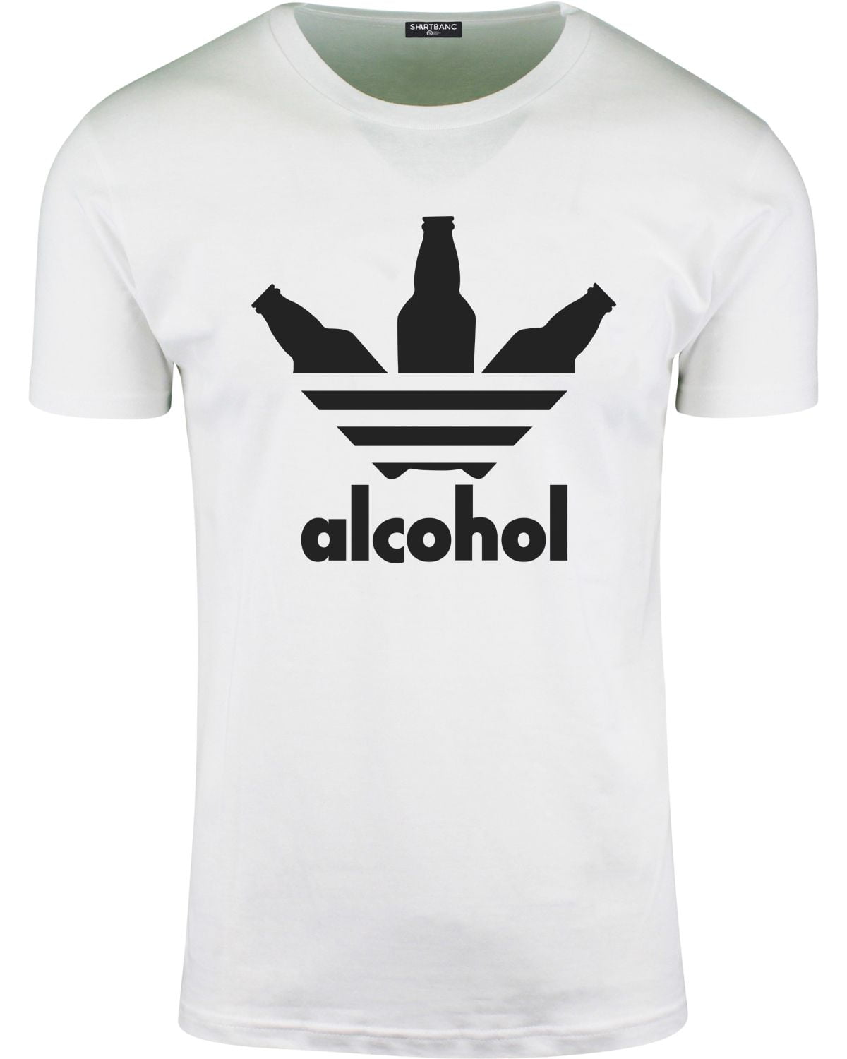 ShirtBANC Brand Alcohol Mens Shirt Beer Bottle Tee - Walmart.com
