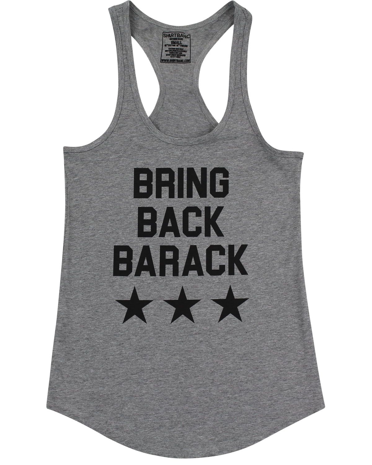 ShirtBANC Brand Bring Back Barack Womens Racer Back Tank Top Shirt ...