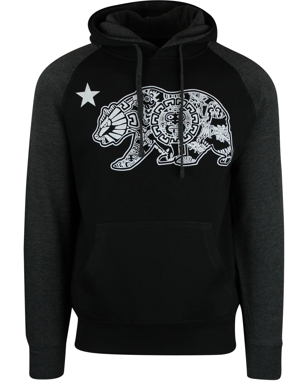 ShirtBANC California Aztec Bear Hoodie Sweatshirt Mayan Calendar ...