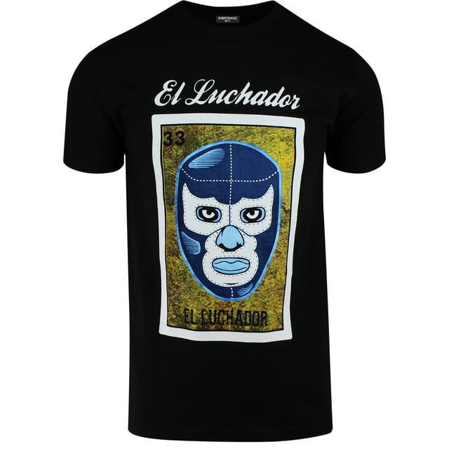 ShirtBANC El Luchador Loteria Shirt Mexican Lottery Tee - Walmart.com