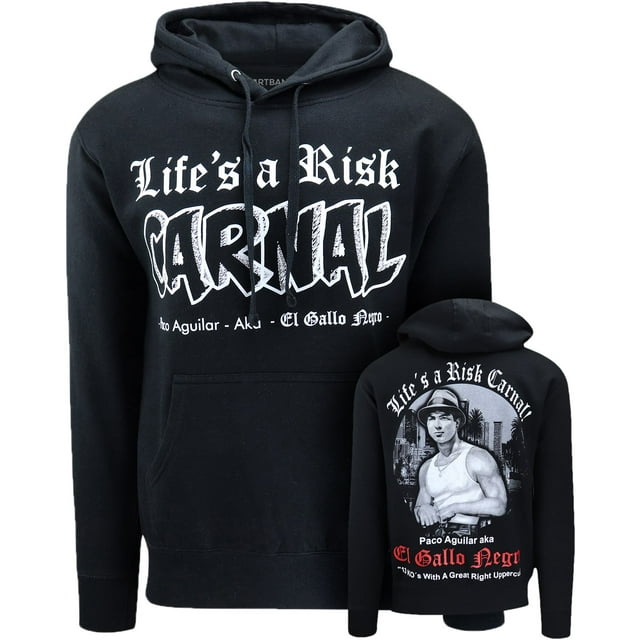 ShirtBANC Lifes a Risk Carnal Paco Aguilar El Gallo Negro 13 Kos Mens ...