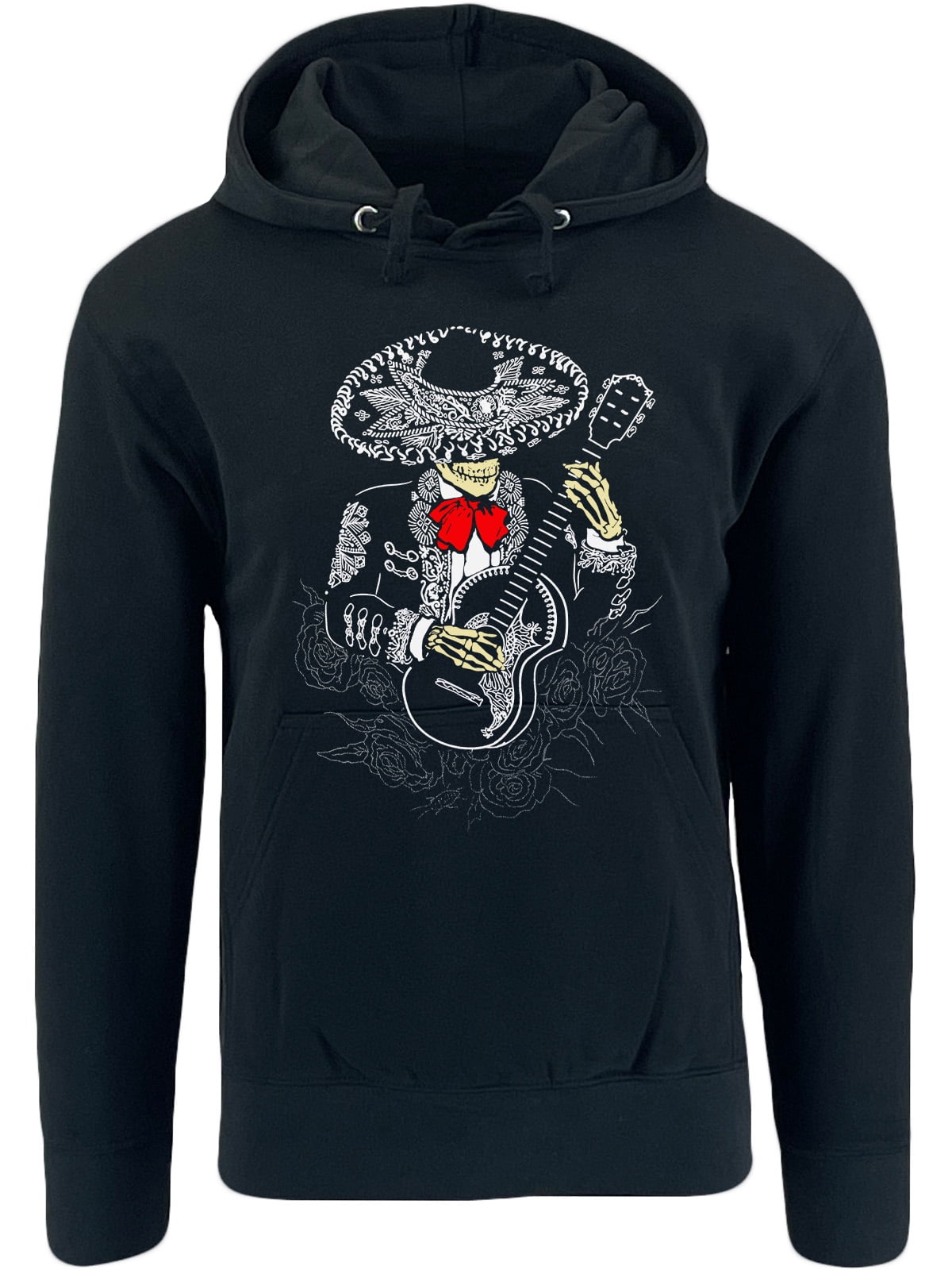 ShirtBANC Maricachi Skeleton Hoodie Day Of The Dead Rockabilly Mexican ...