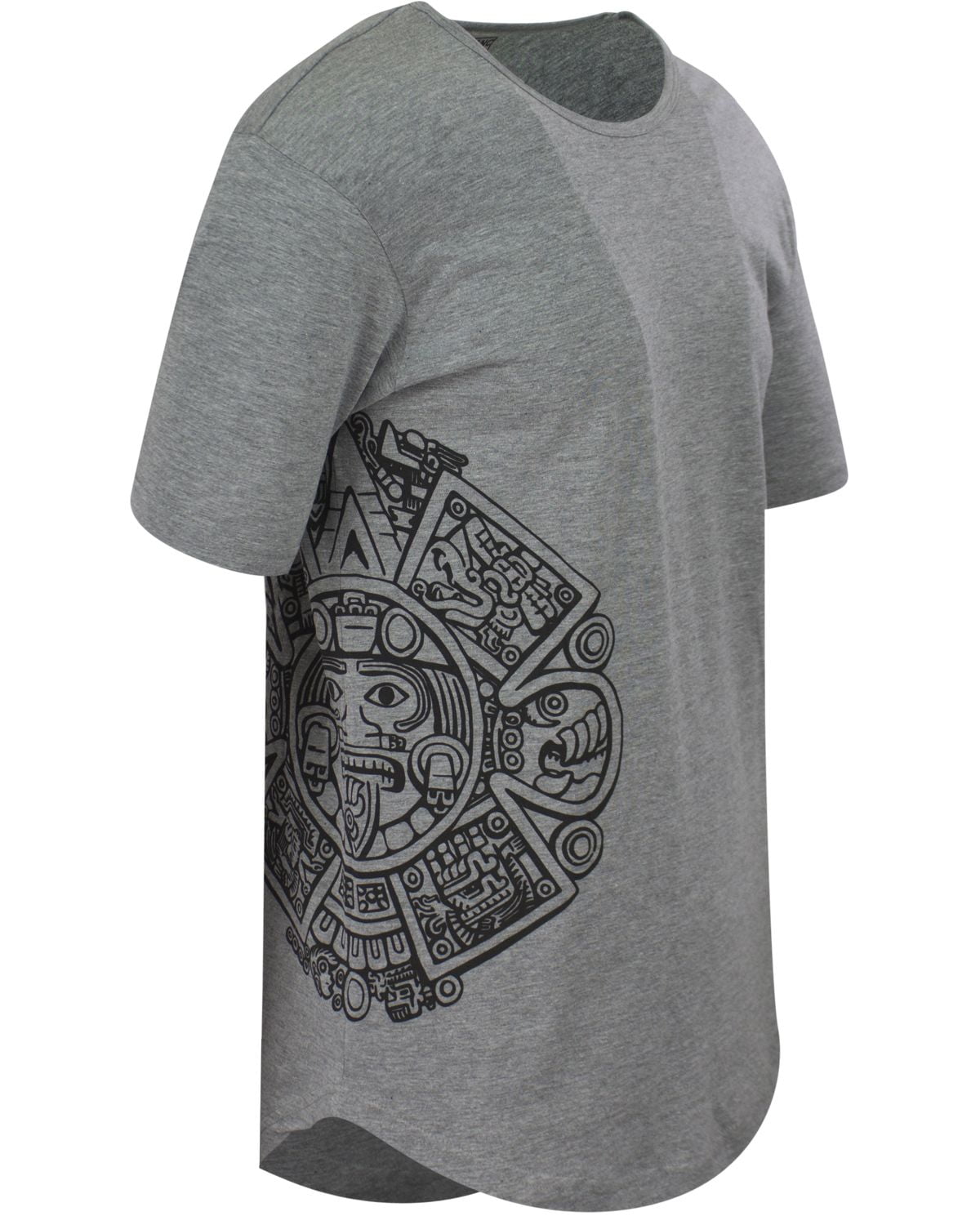 ShirtBANC Mayan Calendar Culture Mens Drop Cut Tail Shirts Side Dual ...