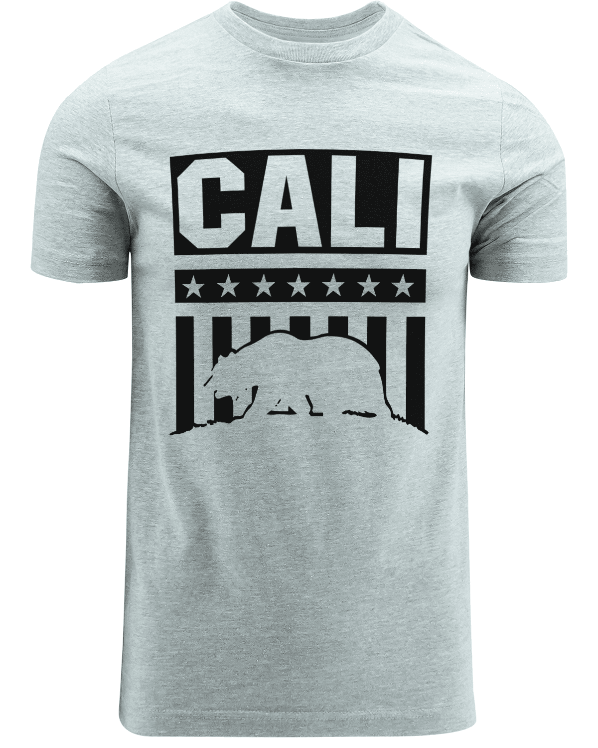 ShirtBANC Mens Cali Bear Military Tee California Flag And Star Design ...