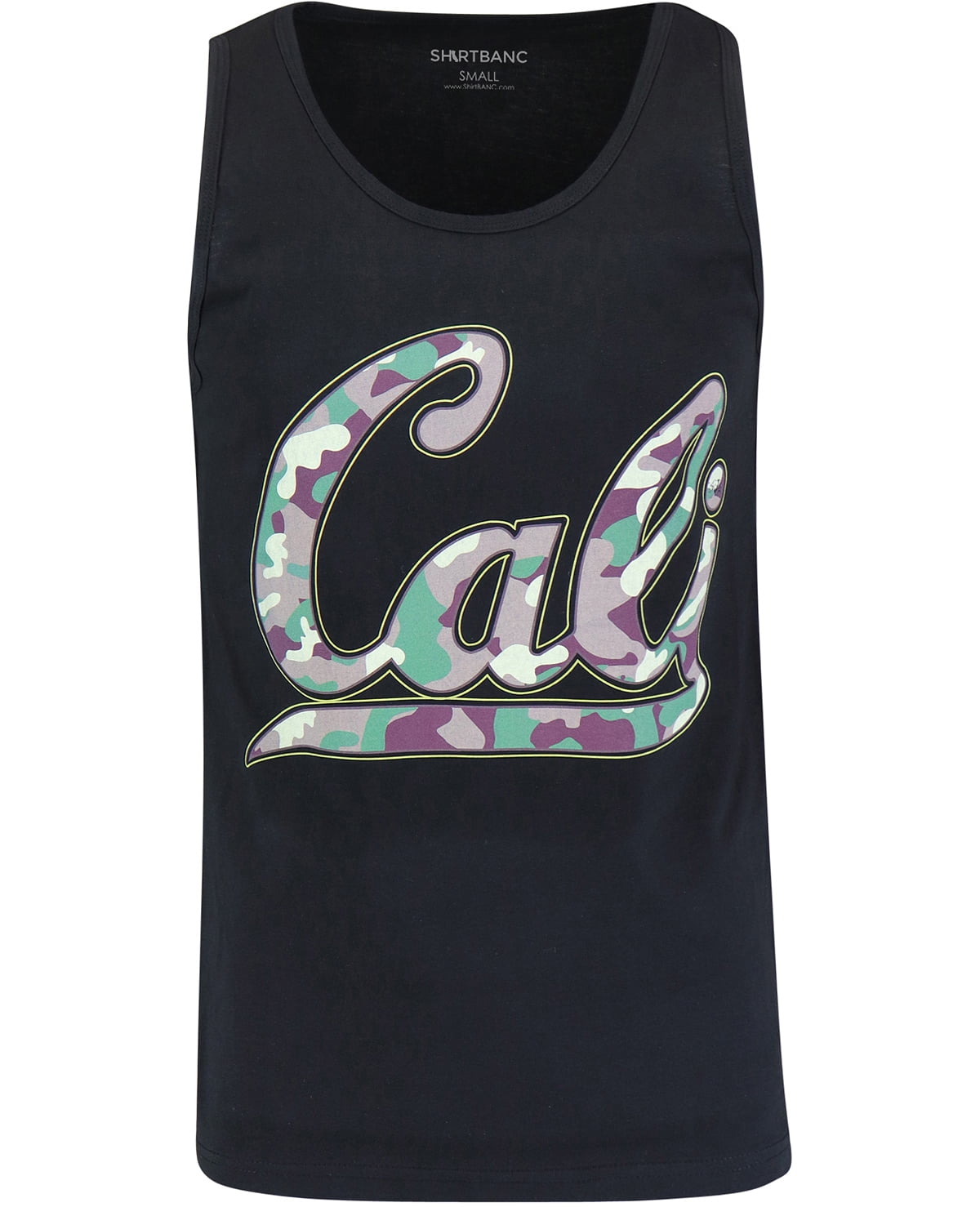 ShirtBANC Mens Cali Camo Letters Tank Top Military California Republic ...