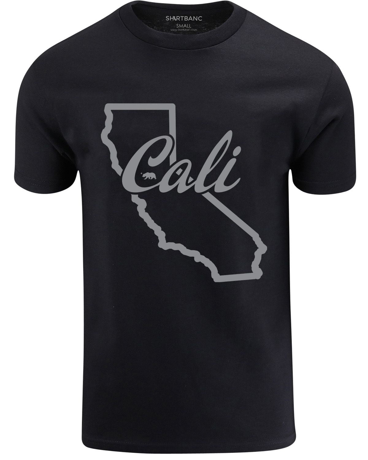 ShirtBANC Mens Cali Gray Design Shirt California State Bear Emblem ...