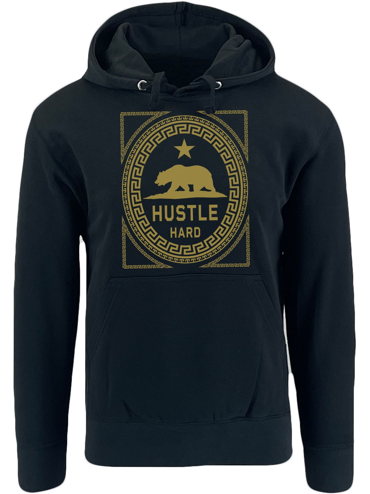 ShirtBANC Mens California Bear Hustle Hard Hoodie Grind Culture Sweater ...