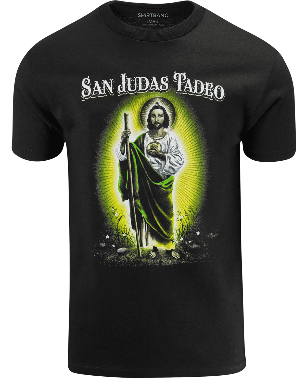 ShirtBANC Mens San Judas Tadeo Shirt Striking Apostle Design Faith ...