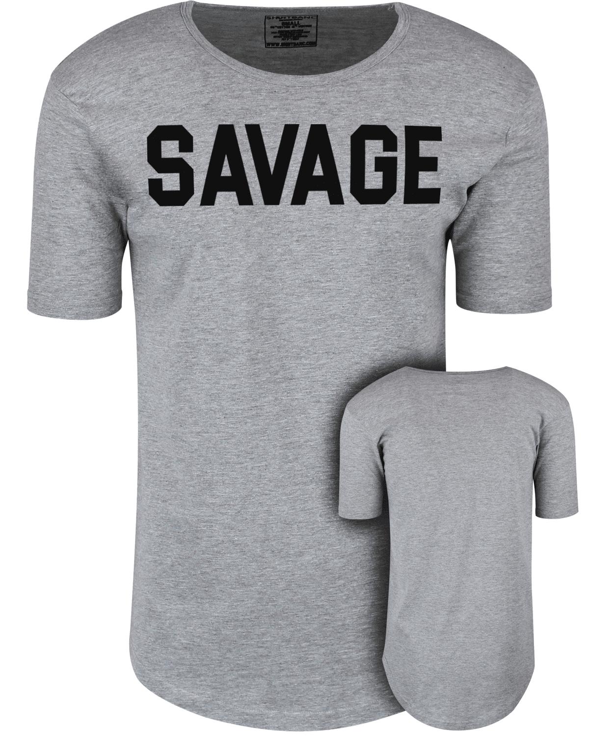ShirtBANC SAVAGE Mens Dropcut Shirt Savagely Motivated Bold Attitude ...