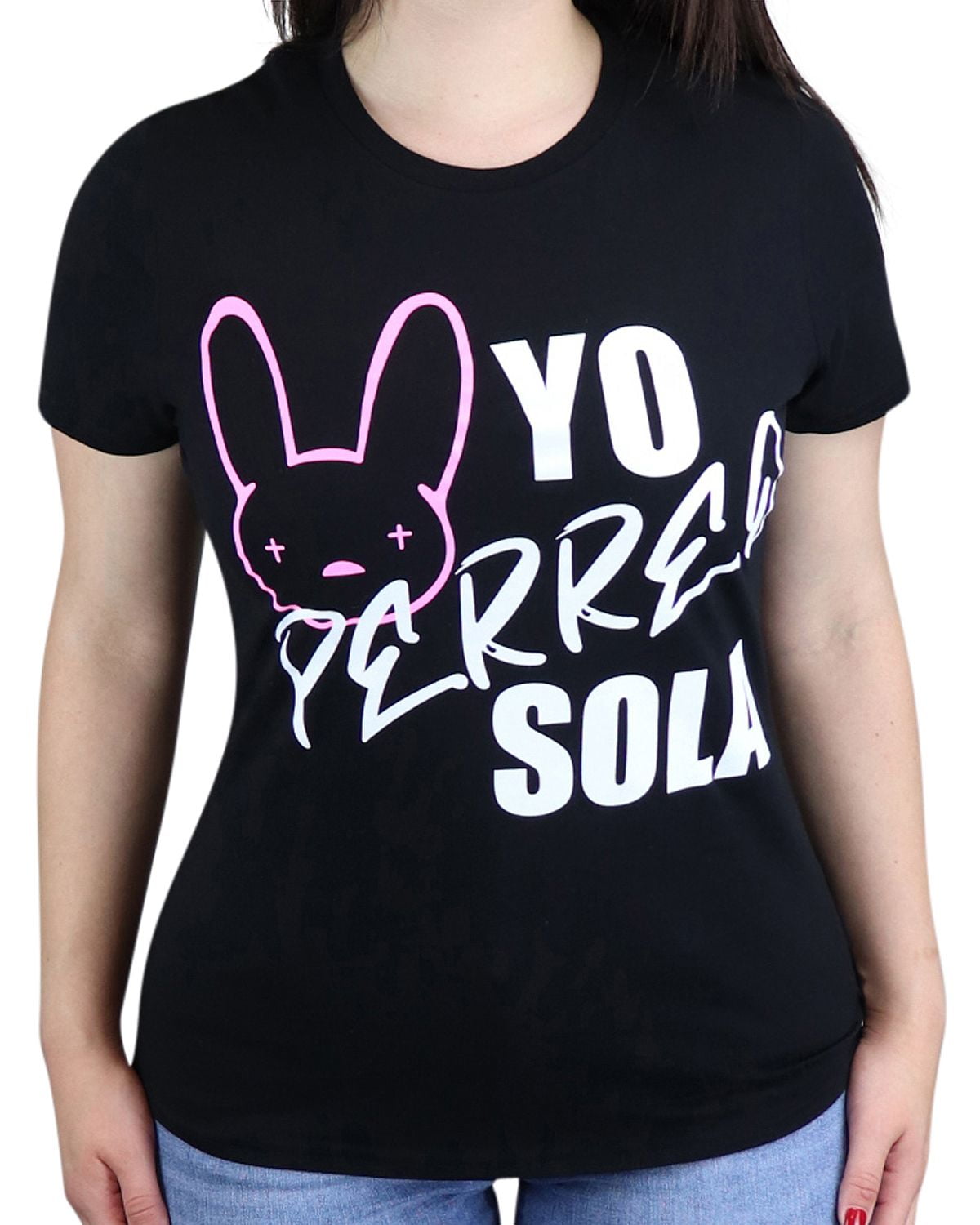 ShirtBANC Yo Perreo Sola Womens Shirt Spanish Music Tee - Walmart.com