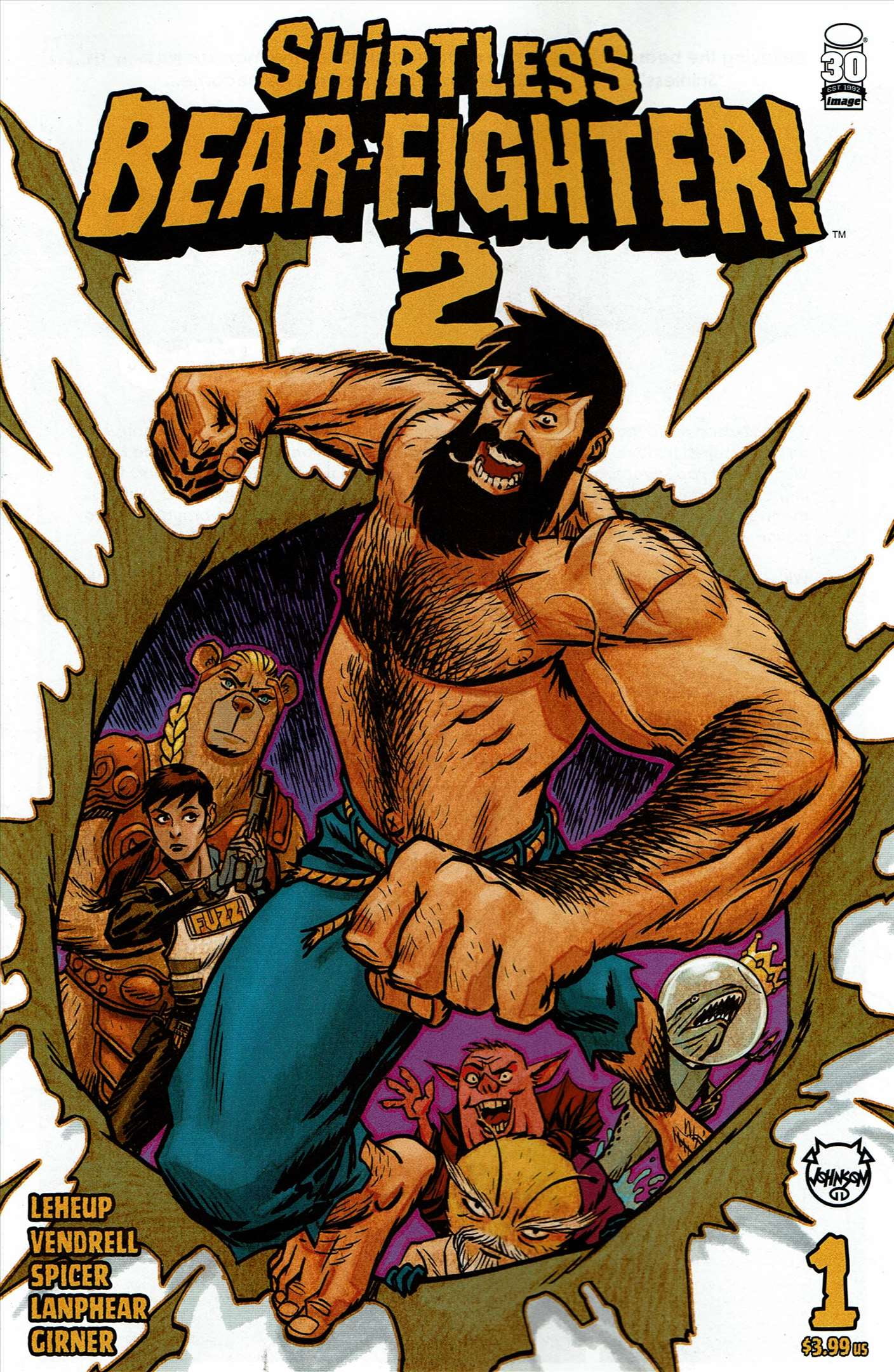 Shirtless Bear-Fighter! 2 #1A VF ; Image Comic Book - Walmart.com