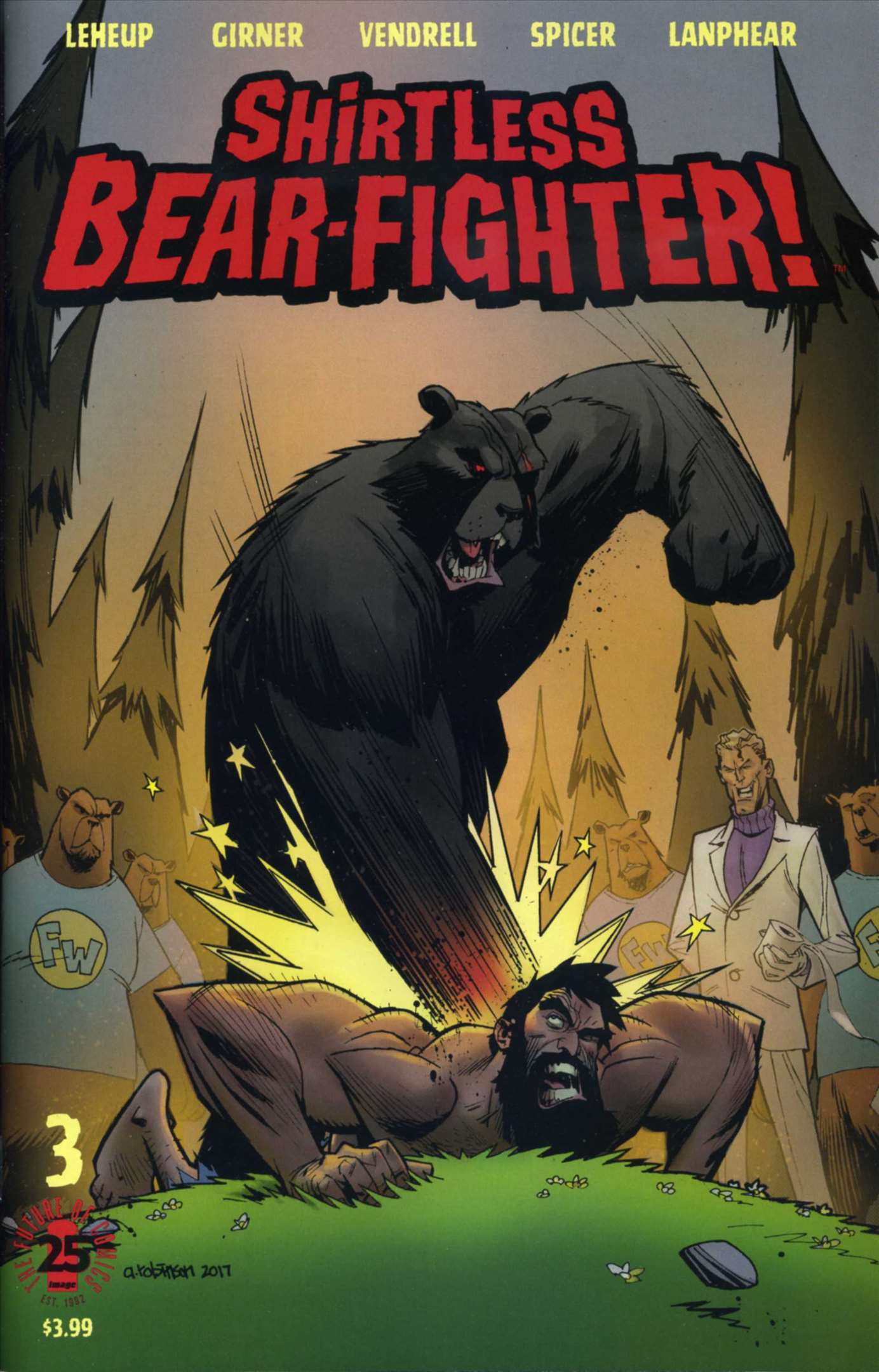 Shirtless Bear-Fighter! #3A VF ; Image Comic Book - Walmart.com