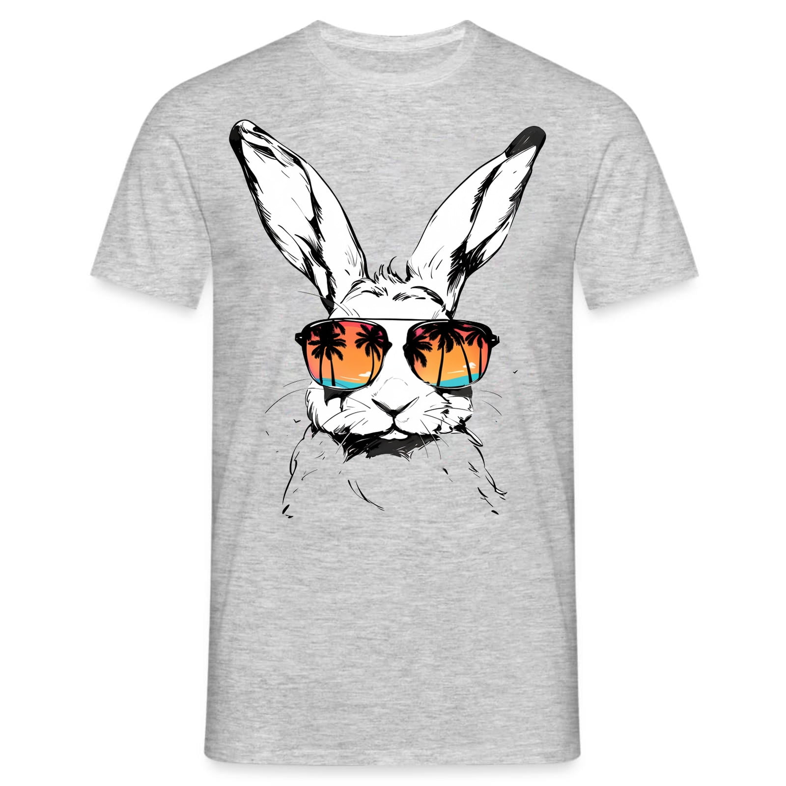 Shirts for Men Easter Men's Street Hop T Shirt Printing Short Sleeve ...