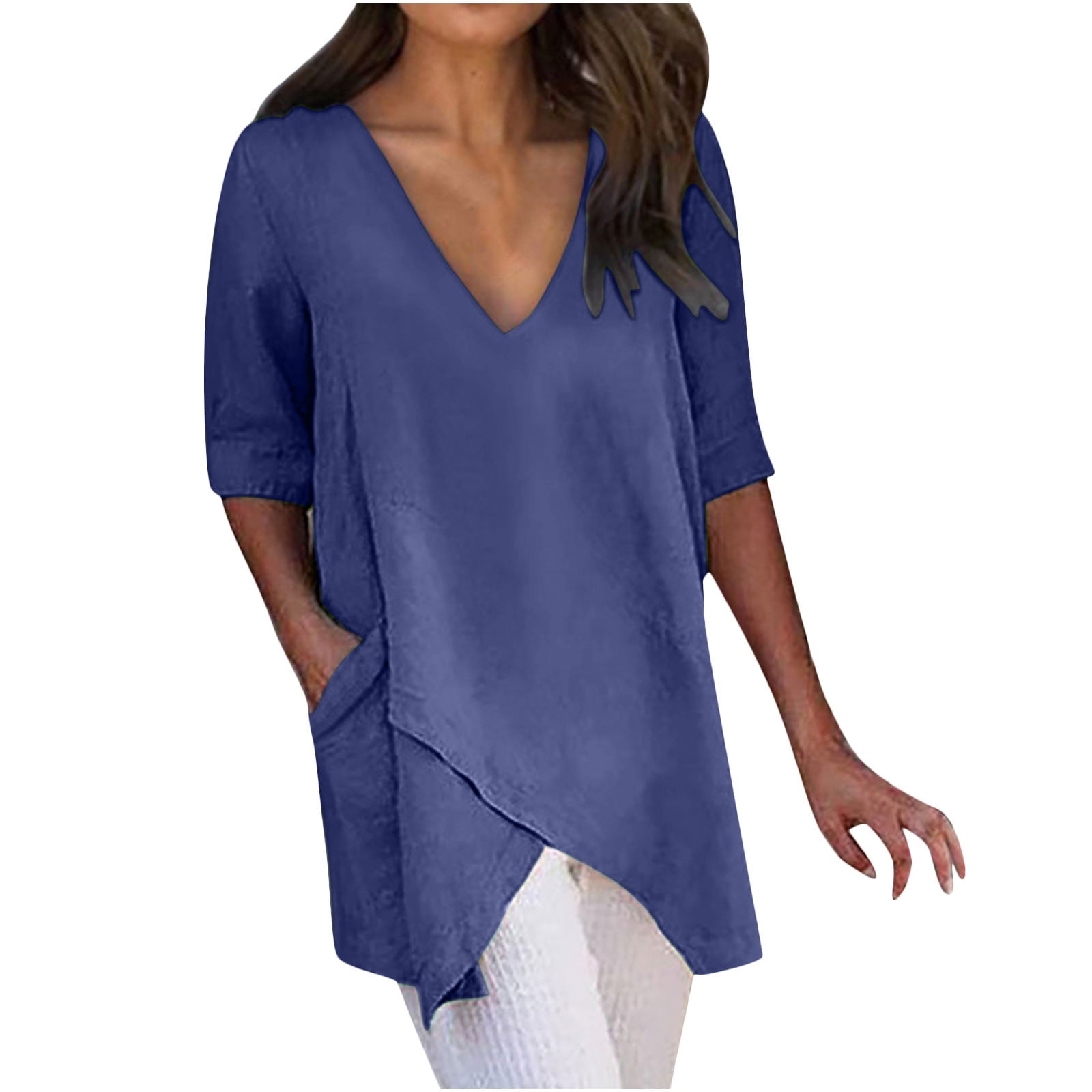 Baikeli Shirts For Women Trendy 2024 Short Sleeve Shirts For Women